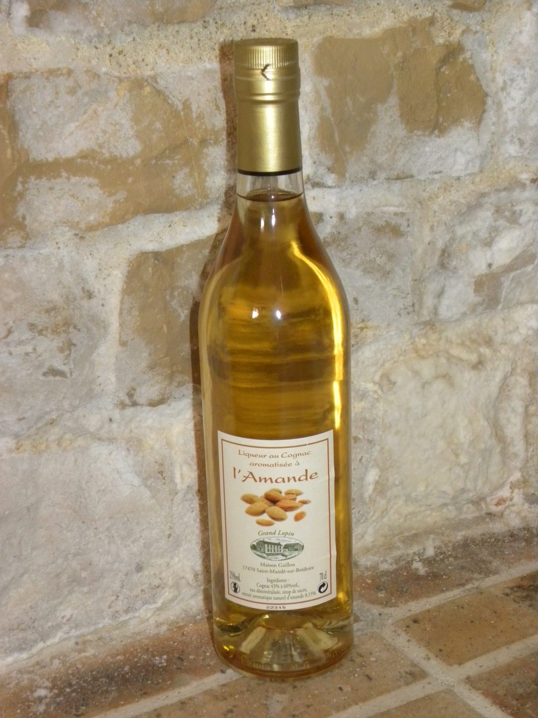 Liqueur Amande Cognac * Domaine du Grand Lopin